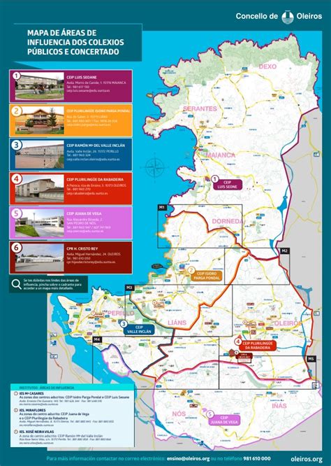 Mapa Escolar Concello De Oleiros
