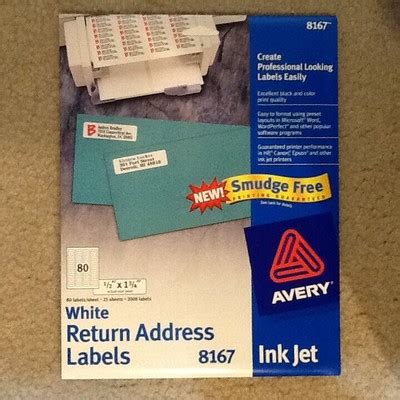 Avery Template 8167 Return Address Labels