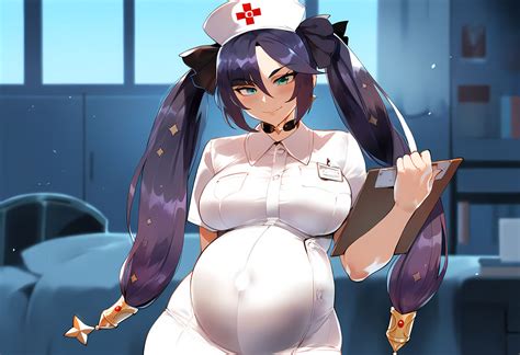 Preggo Nurse Mona 1 By Nikitafenek On Deviantart