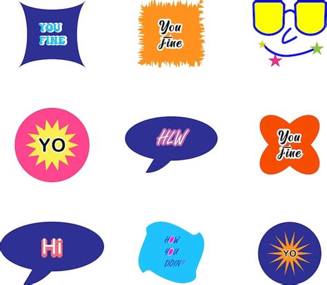 Premium Vector Comic Bubbles Collection