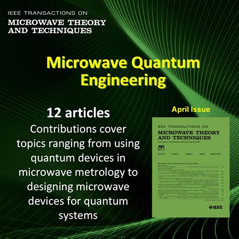 Special Issue On Microwave Quantum Engineering Ieee Transactions On