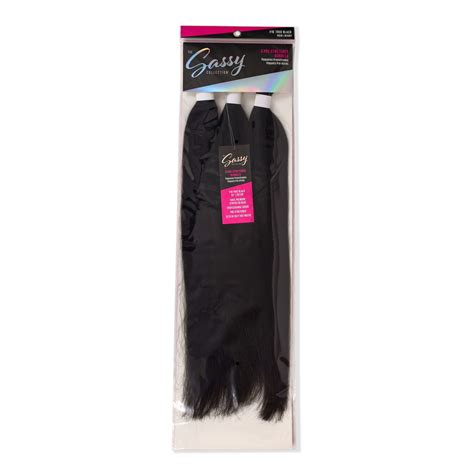 The Sassy Collection 1b True Black 52 Braiding Hair Sally Beauty