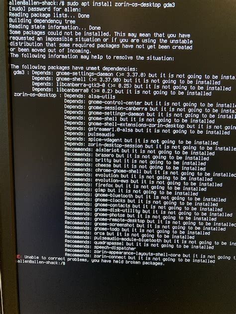 V 16 2 Core Wont Boot After Wine Uninstall General Help Zorin Forum