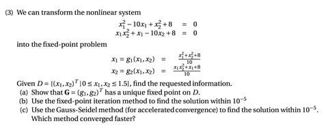 3 we can transform the nonlinear system x2 lox1 x2 8 x1x2 x1 1oxz 8