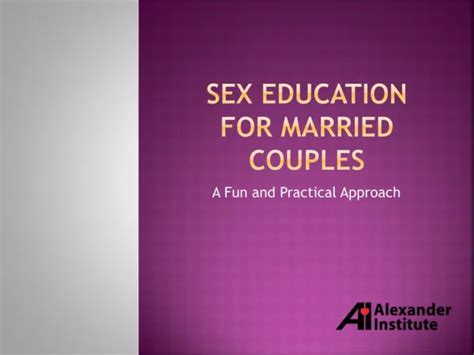Ppt Sex Education For Married Couples Powerpoint Presentation Free