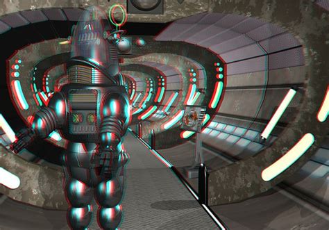 Classic Retro Sci Fi In 3d With Robby The Robot 3d Photo Robby The Robot 3d Photography