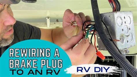 Wiring A 7 Way Trailer Brake Controller Plug To An Rv Diy Rewire