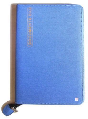 Leather Executive Zip File Folder Blue At ₹ 295piece In Tiruchirappalli Id 23774530773