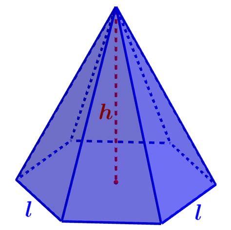 Volume And Area Of A Hexagonal Pyramid With Examples Neurochispas