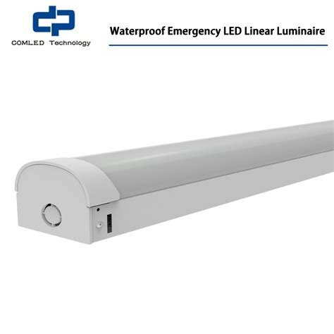 Waterproof Emergency Led Linear Luminaire