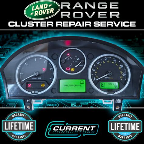 Range Rover Sport Instrument Cluster Speedo Dash Clocks Repair Service Current Conductors