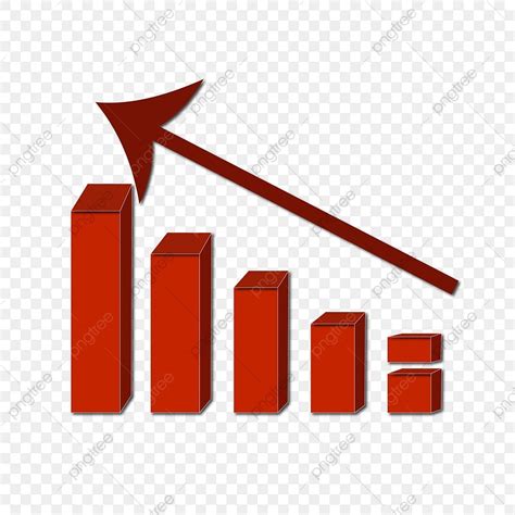 Growth Chart Clipart Png Images Red Business Growth Chart Matting Free