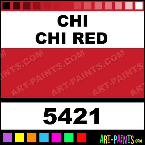Chi Chi Red Cosmetic Pigments Tattoo Ink Paints 5421 Chi Chi Red