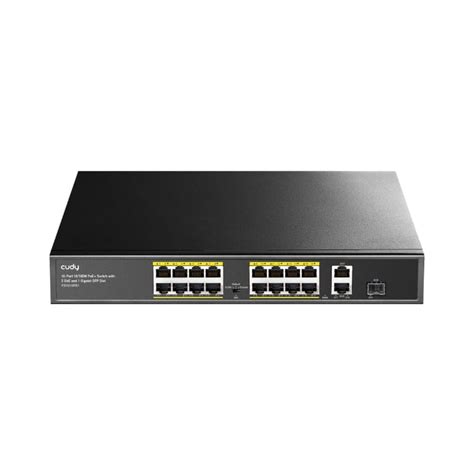 Cudy 16 Port Unmanaged Poe Switch Rack Mount Pihas Technologies