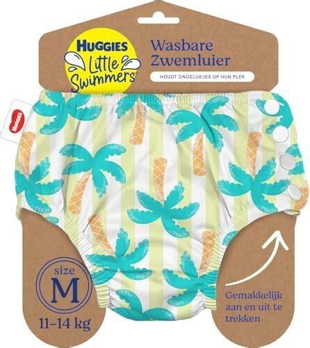 Huggies Little Swimmers Size 3 4 7 15 Kg 1 Nappy Reusable Swimsuit With Tropical Pattern Ab 9