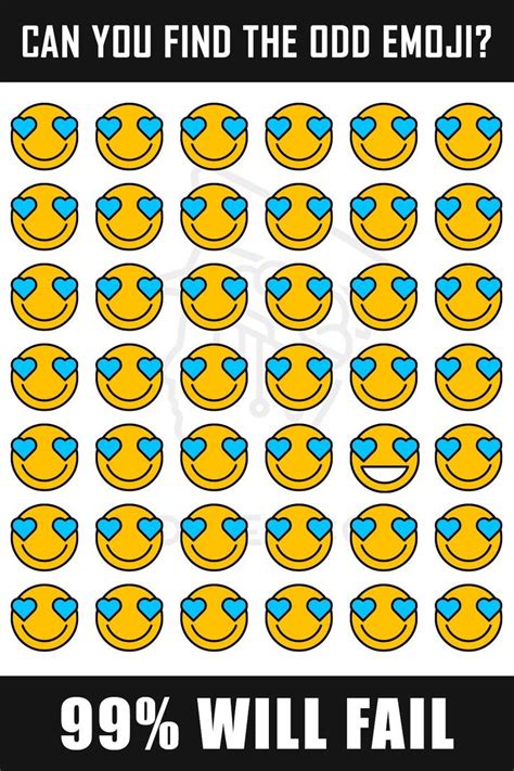 Find The Odd Emoji Out 3levels1 2 3 Vol 2 Spot The Difference Emoji Emoji Puzzles Artofit