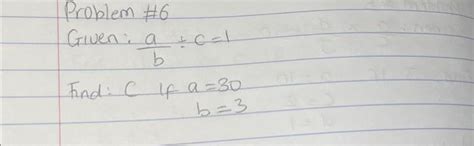 Solved Problem Given Bac Find C If A B Chegg Com