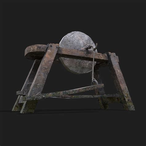 Medieval Grindstone 3d Model By Get Dead Entertainment