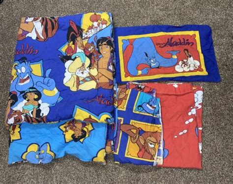 Vintage 90s Aladdin Complete Twin Bedding Set 4558702251