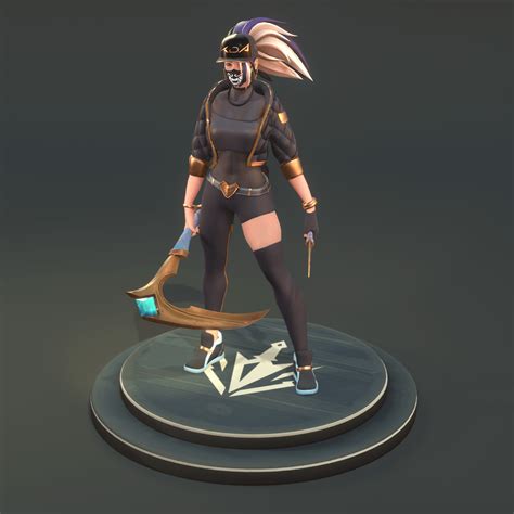 Kda Akali Blender Eevee Rblender