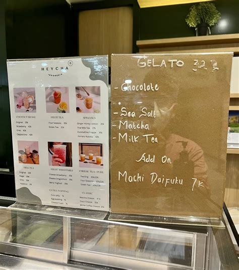 Menu At One Eighty Cafe Jakarta