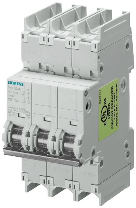 5SJ4310-7HG41 Siemens | Siemens SENTRON 5SJ MCB, 3P, 10A | 232-2259 ...