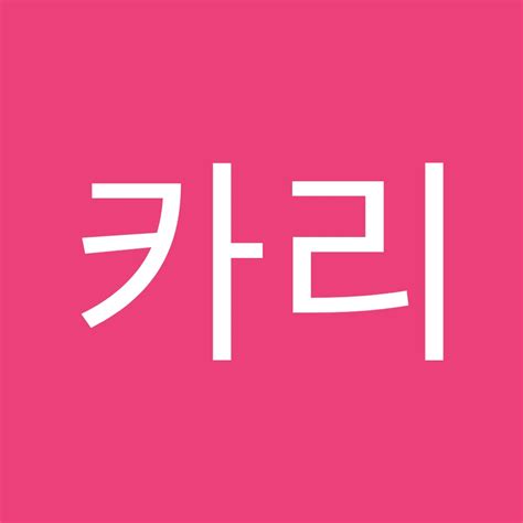카리 Youtube