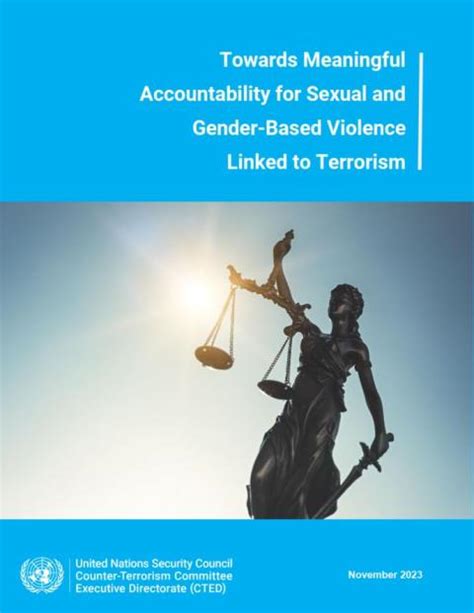 Towards Meaningful Accountability For Sexual And Gender Based Violence