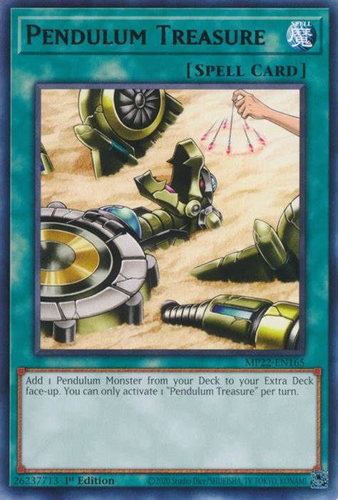 Mp22 En165 Pendulum Treasure Yu Gi Oh