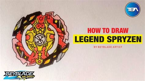 How To Draw Legendary Beyblade