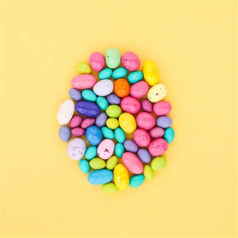 Colorful Egg Shaped Candy