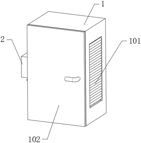 一种易维护主动散热分线箱的制作方法