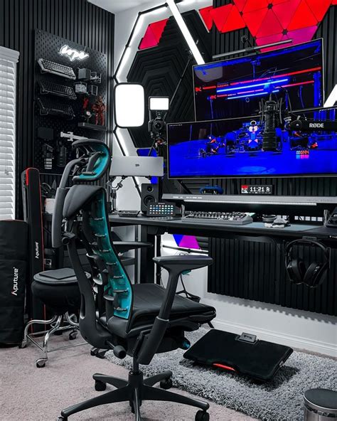 Herman Miller Setup With Atlas Headrest In Blue Best Gaming Chair For