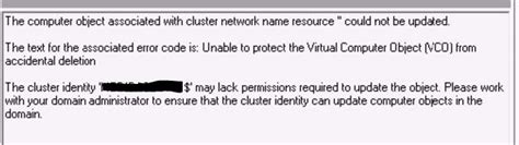 Wsfc Fixing Errors For Alwayson Availability Group Or Alwayson Failover