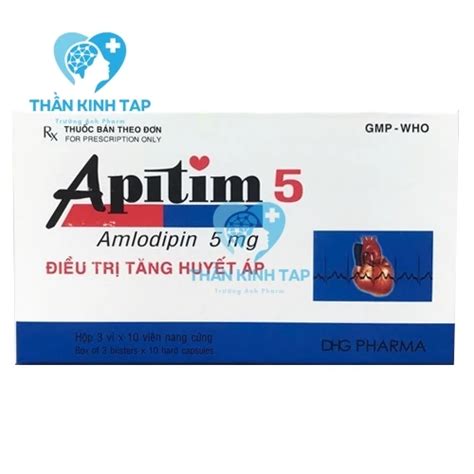 Apitim 5 Dhg Thuốc điều Trị Tăng Huyết áp