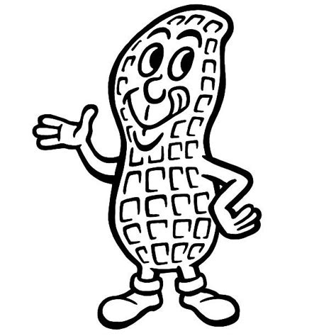 Peanut Clipart Black And White 48 Koleksi Gambar