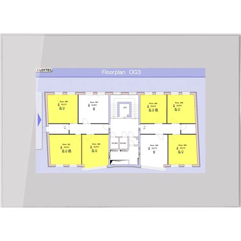 Loytec Lvis 3me7 G1 7in Glass Touch Screen Silver Stromquist