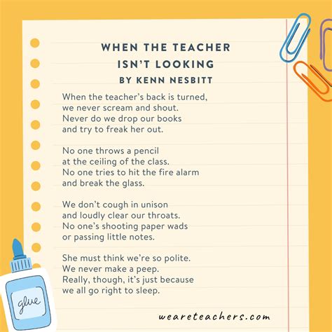 55 Silly And Sweet Poems For 2nd Graders