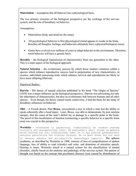 Ib Biological Perspective Review Pdf