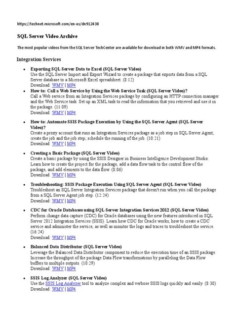 sql server dba basic msdn pdf database index microsoft sql server