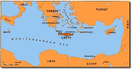World Map Crete Map Of Crete Island Greece Eimiz