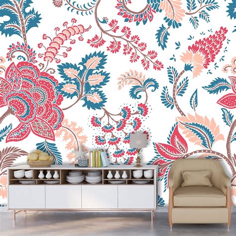 An Authentic Indian Traditional Wallpaper Pattern Magic Decor