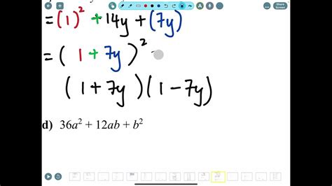 S2g3 Factorizing Perfect Square Identity Tutorial Youtube