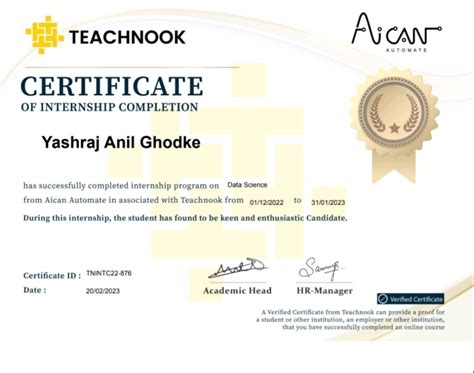 Yashraj Ghodke On Linkedin Datascience Internship Share