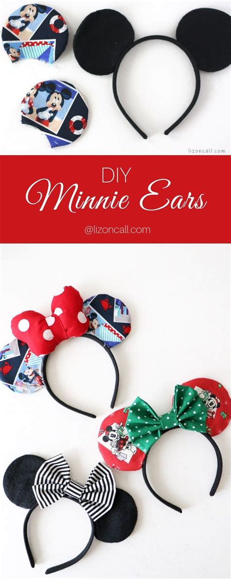 Diy Minnie Mouse Ears Minnie Mouse Ears Diy Diy Disney Ears Diy