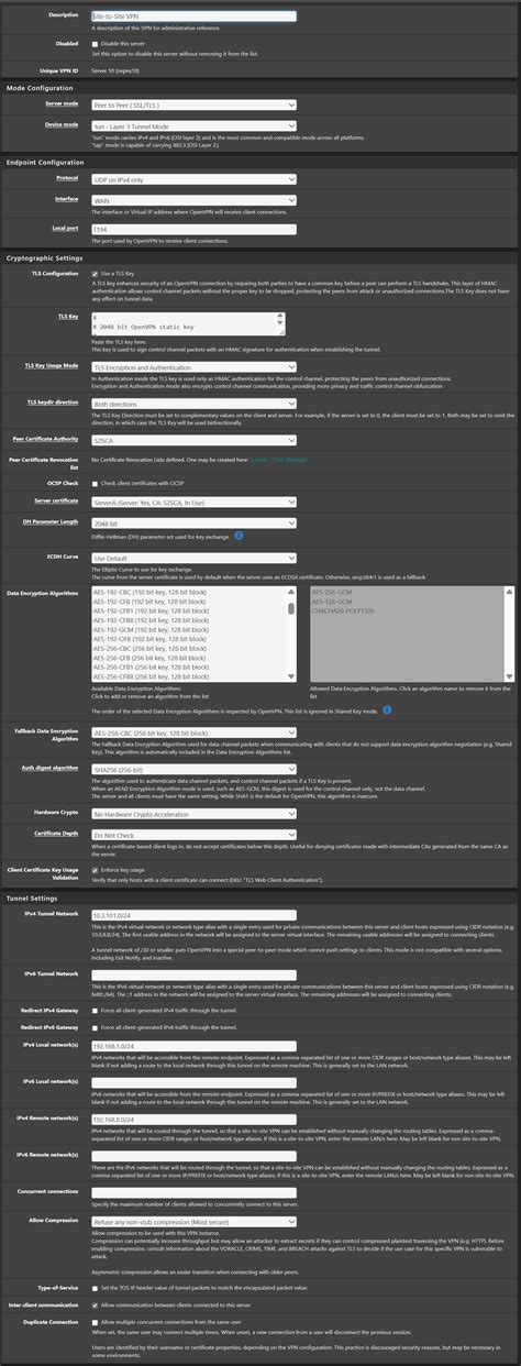 Site To Site Openvpn Problem On 270 Netgate Forum