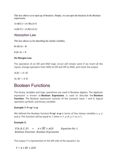 Boolean Algebrapdf Programming Languages Computing