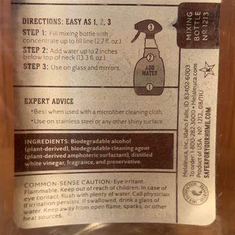 Melaleuca Ecosense No Work Shower Cleaner And Clear Power Glass Cleaner