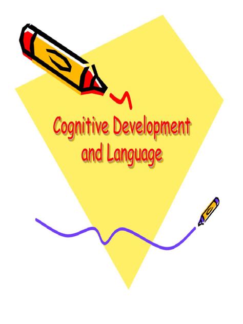 language and cognitive development pdf language development