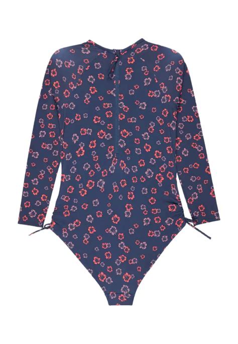 Buy Roxy Girls 8 16 Cute Ditsy Long Sleeve Onesie Rash Vest 2025 Online